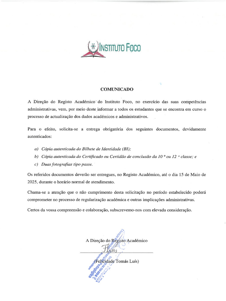 Comunicado | PDF