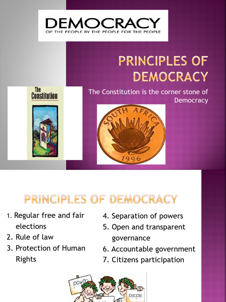 Principles of Democracy and Governance | PDF | Bill (Law) | Democracy