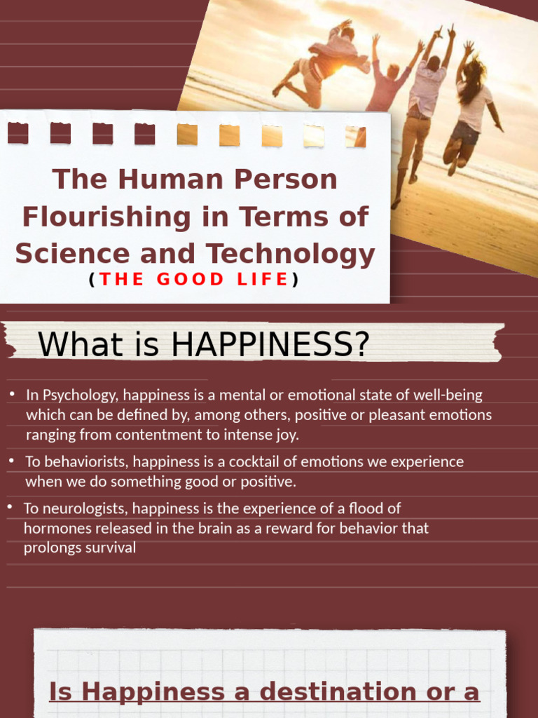 Human Flourishing STS Report | PDF | Happiness | Applied Philosophy