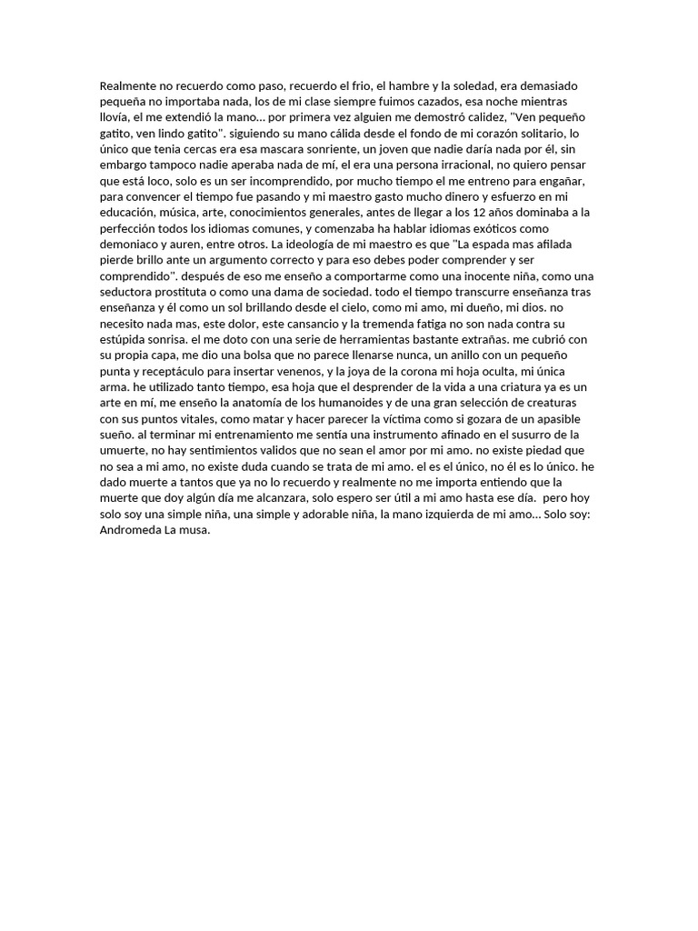 Andromeda La Musa | PDF