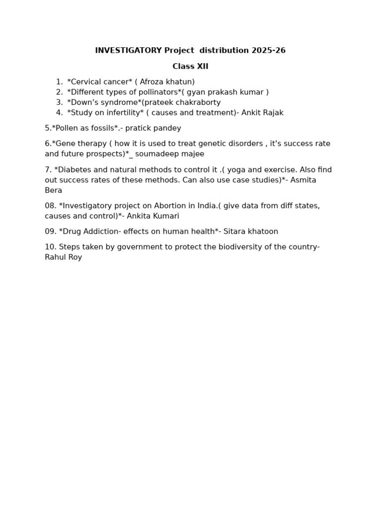 Investigatory Project Revised | PDF