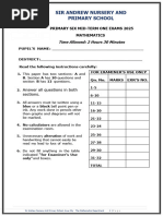 PLE 2024 Mathematics Exam Paper | PDF