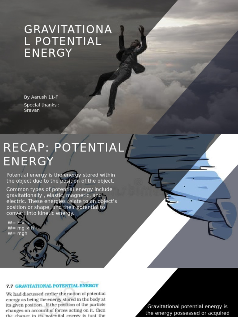 Gravitational Potential Energy - 11-F | PDF
