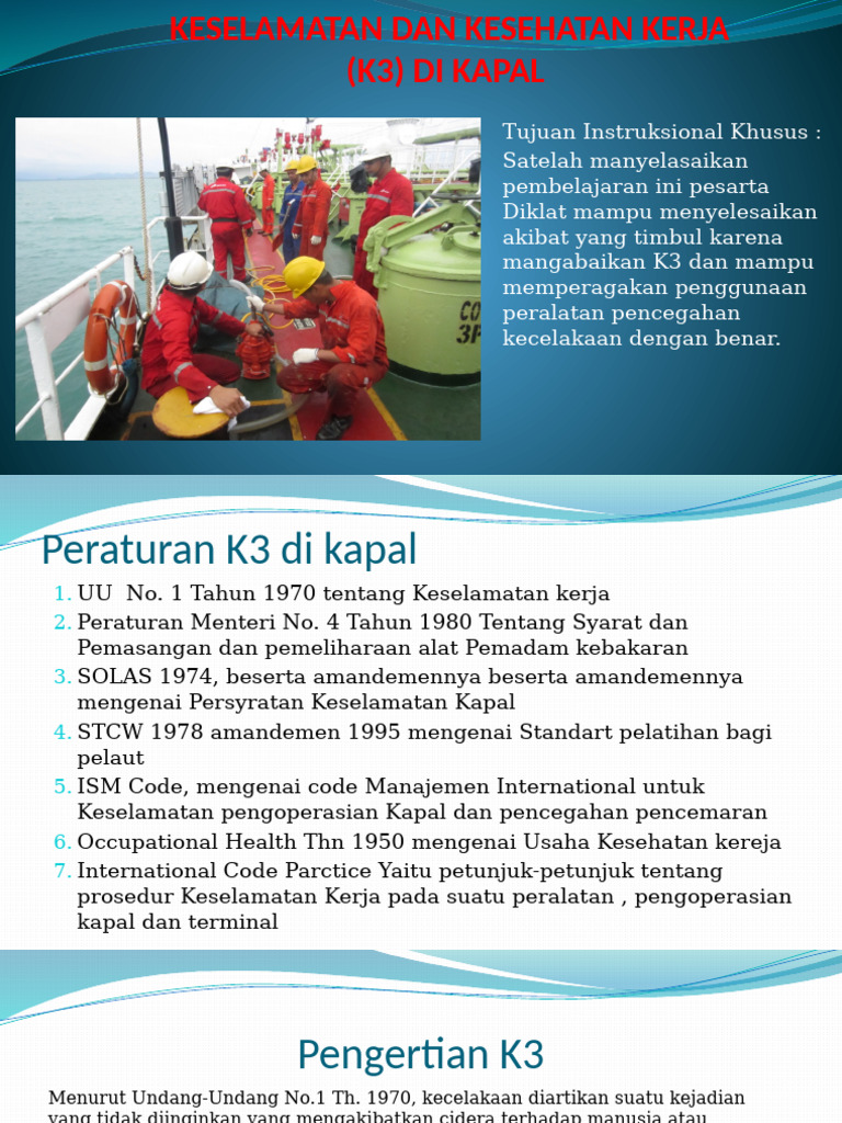 Keselamatan Dan Kesehatan Kerja (k3) Di | PDF