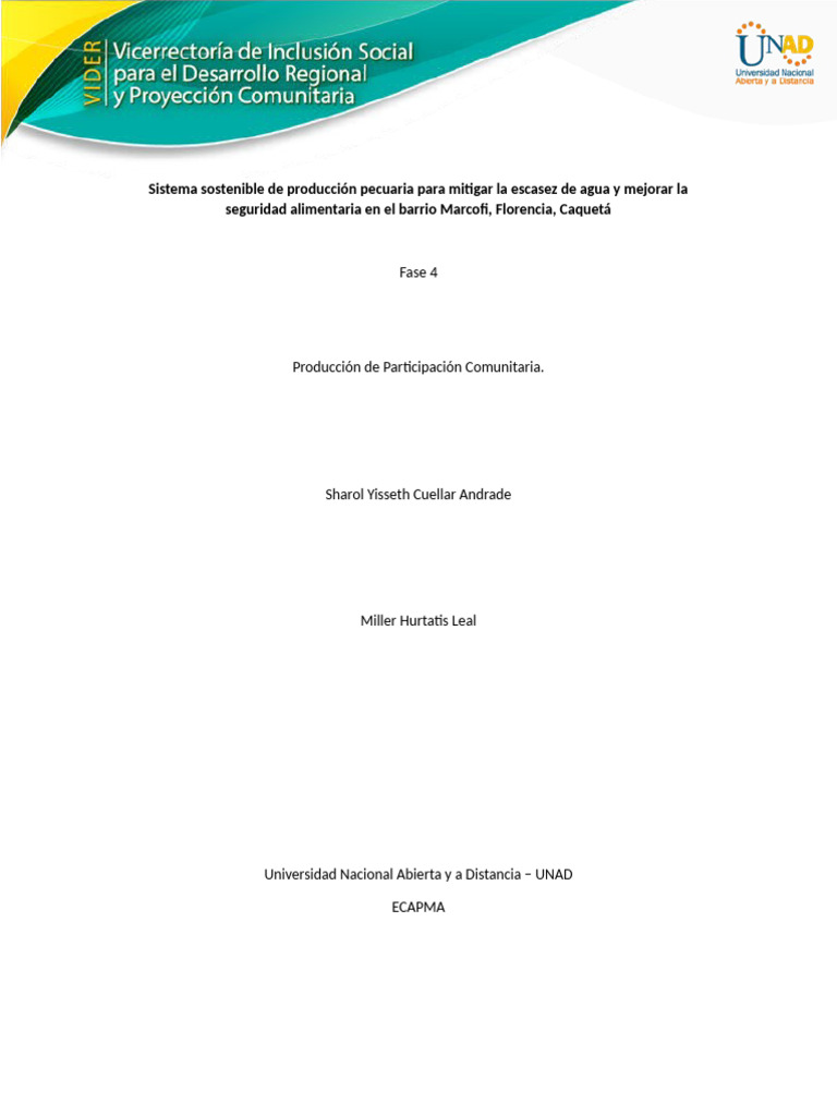 Sistema sostenible de producción pecuaria para mitigar la escasez de ...