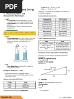 Edexcel Formula List | PDF | Force | Mass