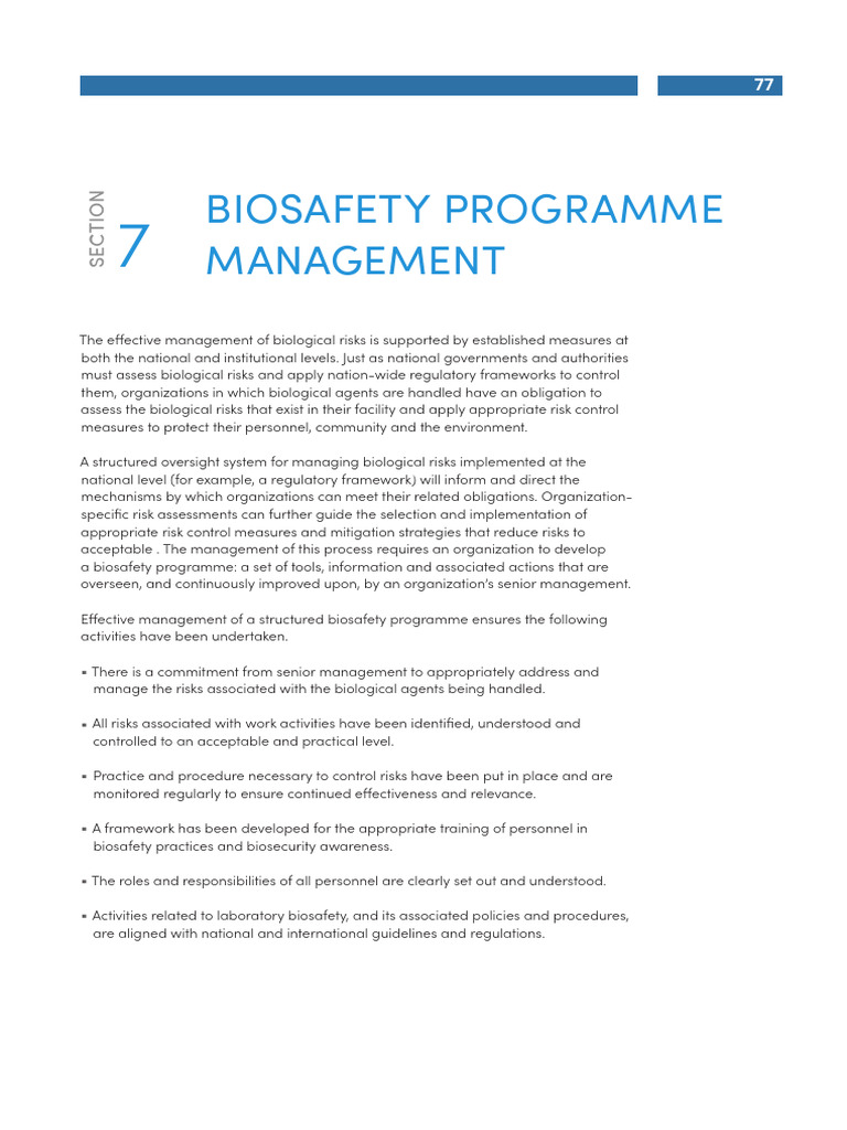 Biosafety Officers and Committees | PDF | Risk Assessment | Risk