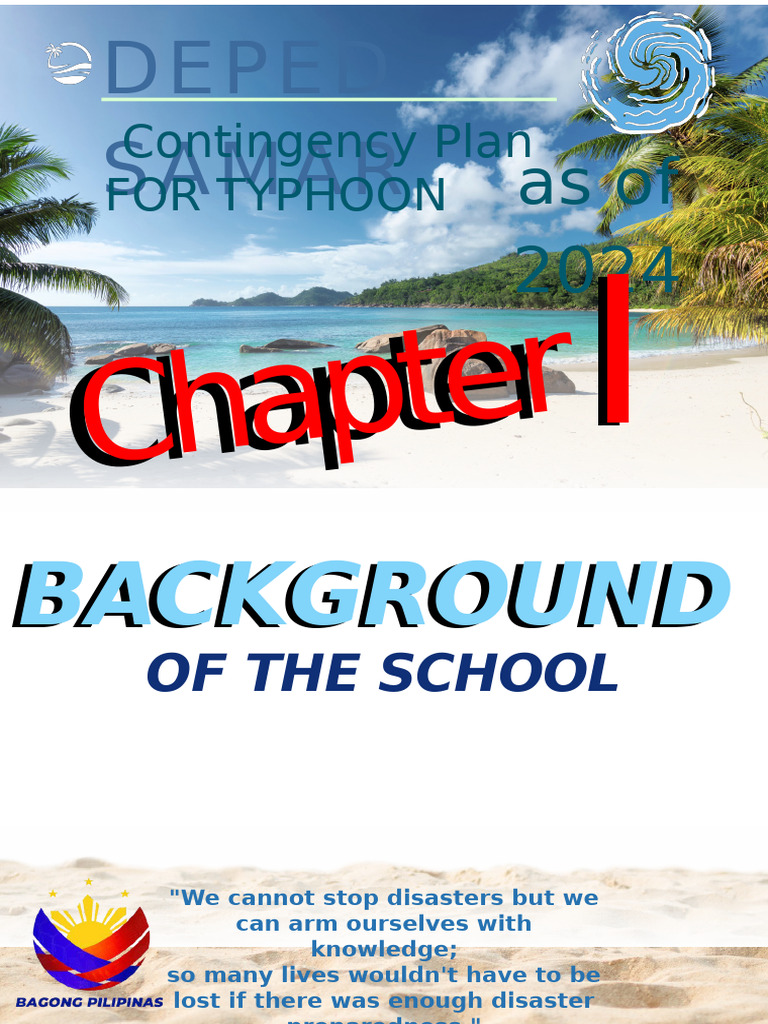 Typhoon Contingency Plan for Schools | PDF | Natural Disasters | Storms