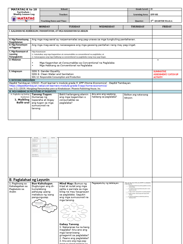 DLL - Epp He 4 - q3 w6 Final | PDF