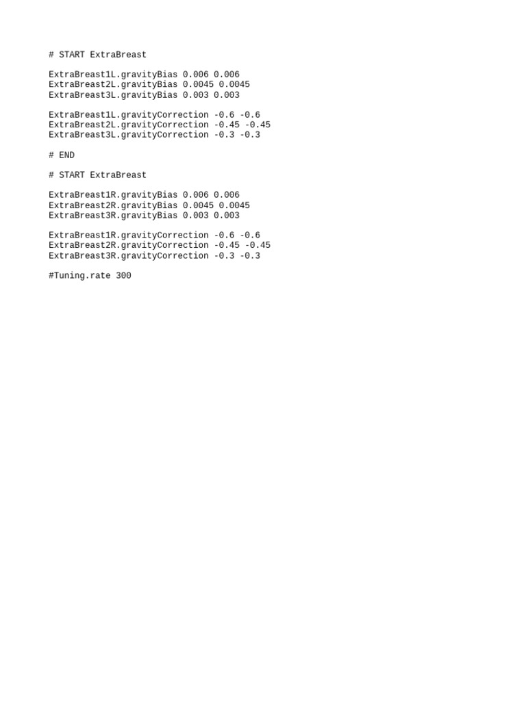 Gravity Bias and Correction Data | PDF