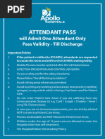 Consent Form-Patient Admission | PDF | Patient | Hospital