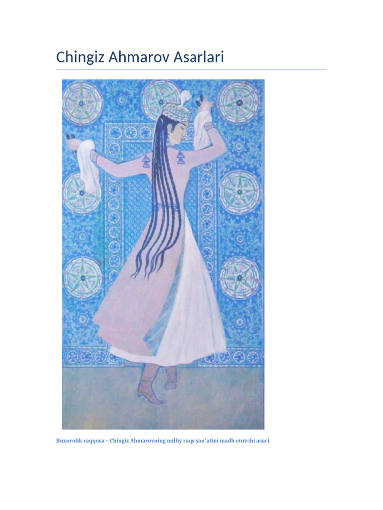 Chingiz Ahmarov Asarlari | PDF