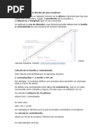 Cálculo de Huella y Contrahuella en Escaleras | PDF | Escalera | Ingeniería