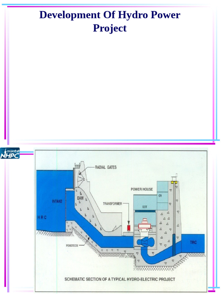Layout & Components of Hydro Power Station-1 LATEST-1 | PDF | Turbine ...