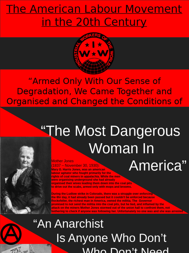 The American Labour Movement in The 20th Century | PDF | Industrial Workers Of The World ...
