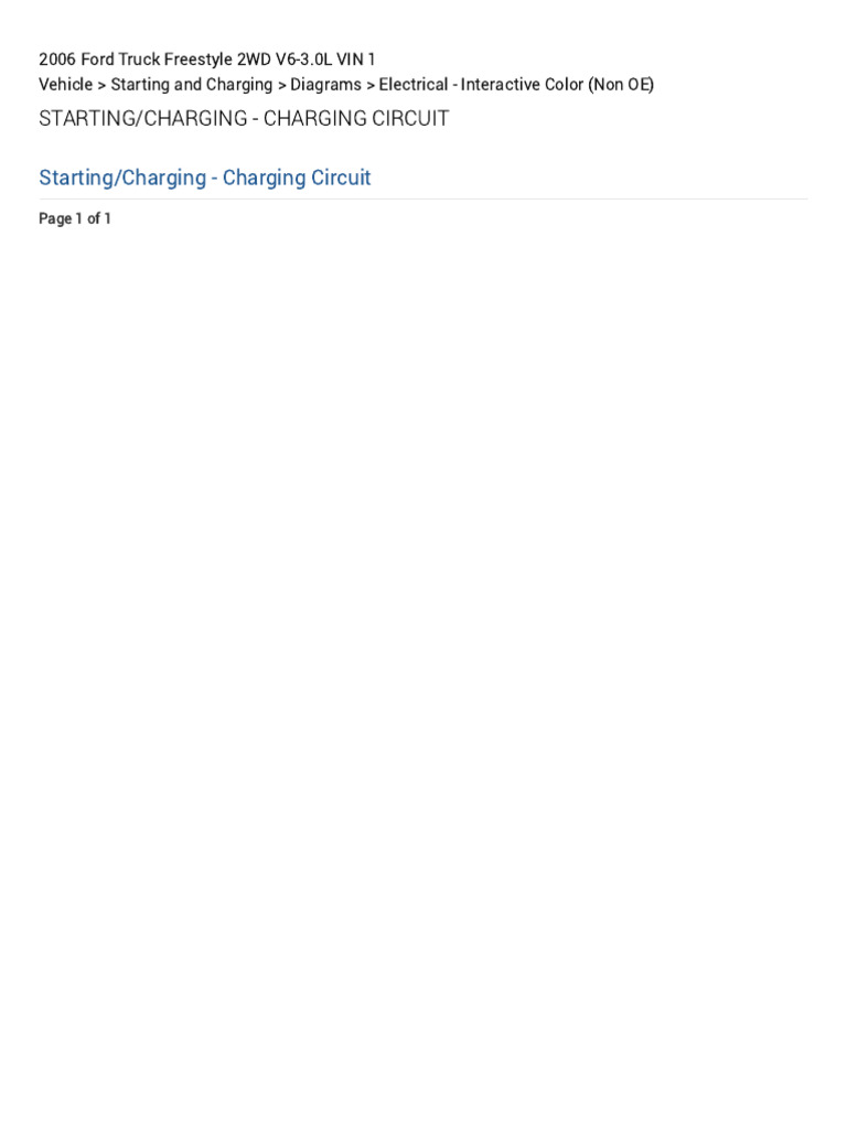 Starting - Charging - Charging Circuit (Starting and Charging ...