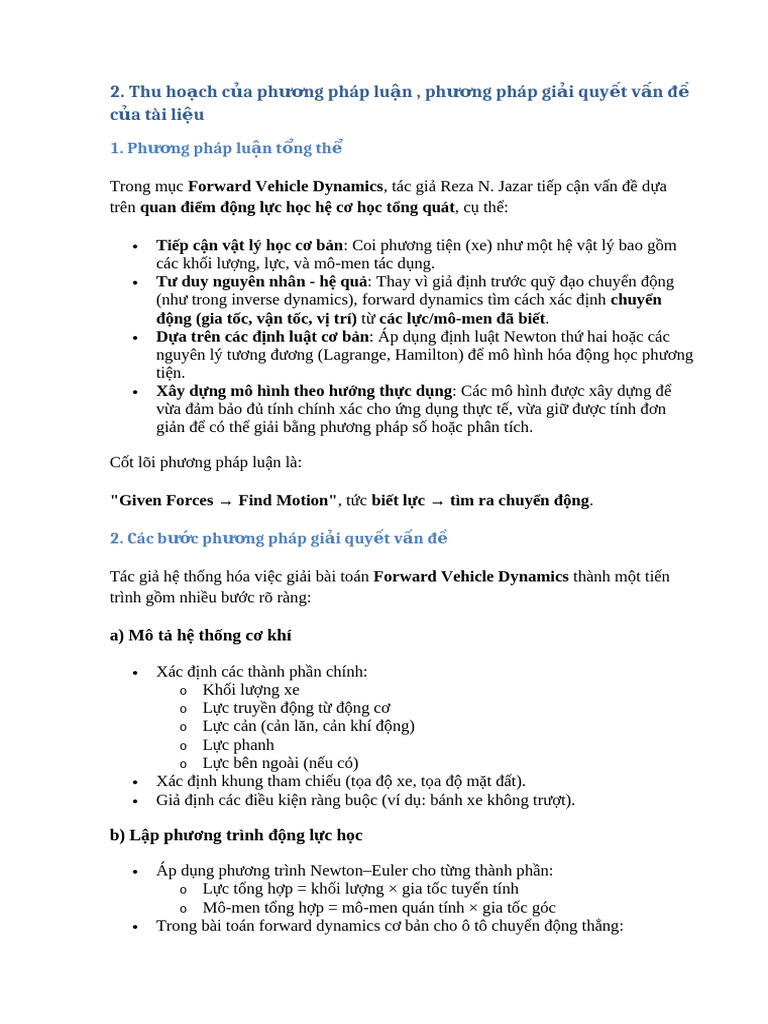 TX2 lý thuyết ô tô | PDF