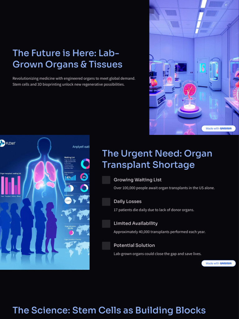 The-Future-is-Here-Lab-Grown-Organs-and-Tissues | PDF | Regenerative ...