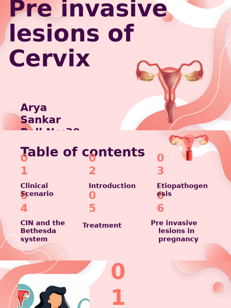 Pre Invasive Lesions of Cervix @30 | PDF | Cervical Cancer | Medical ...
