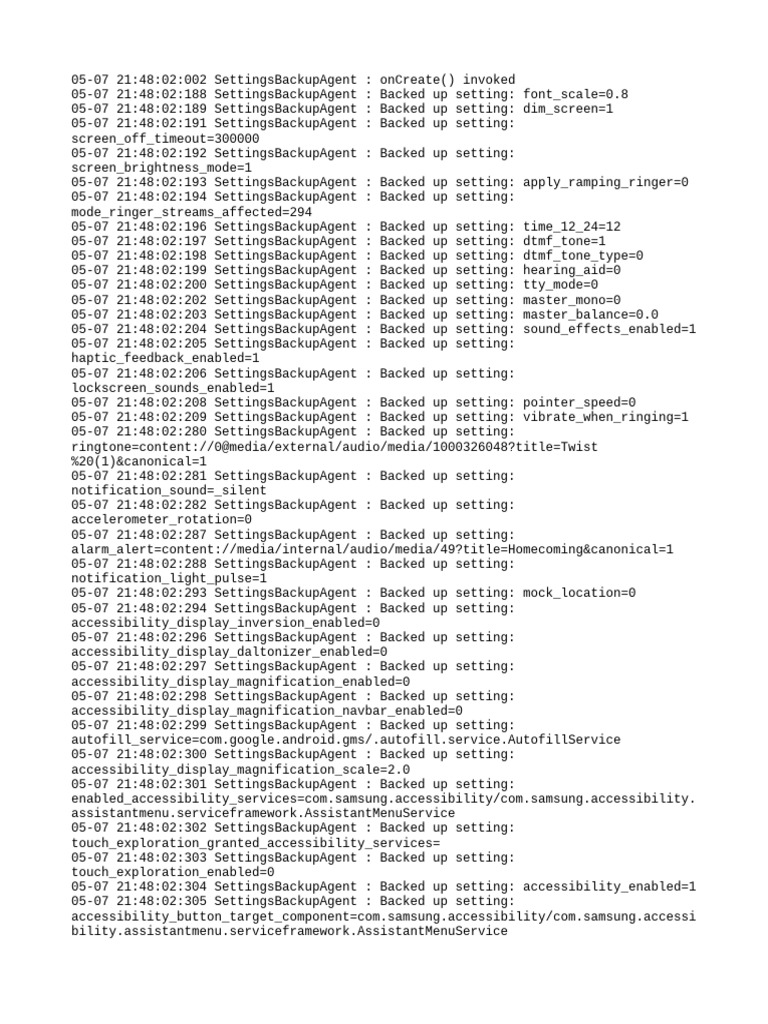 Settings Provider | PDF