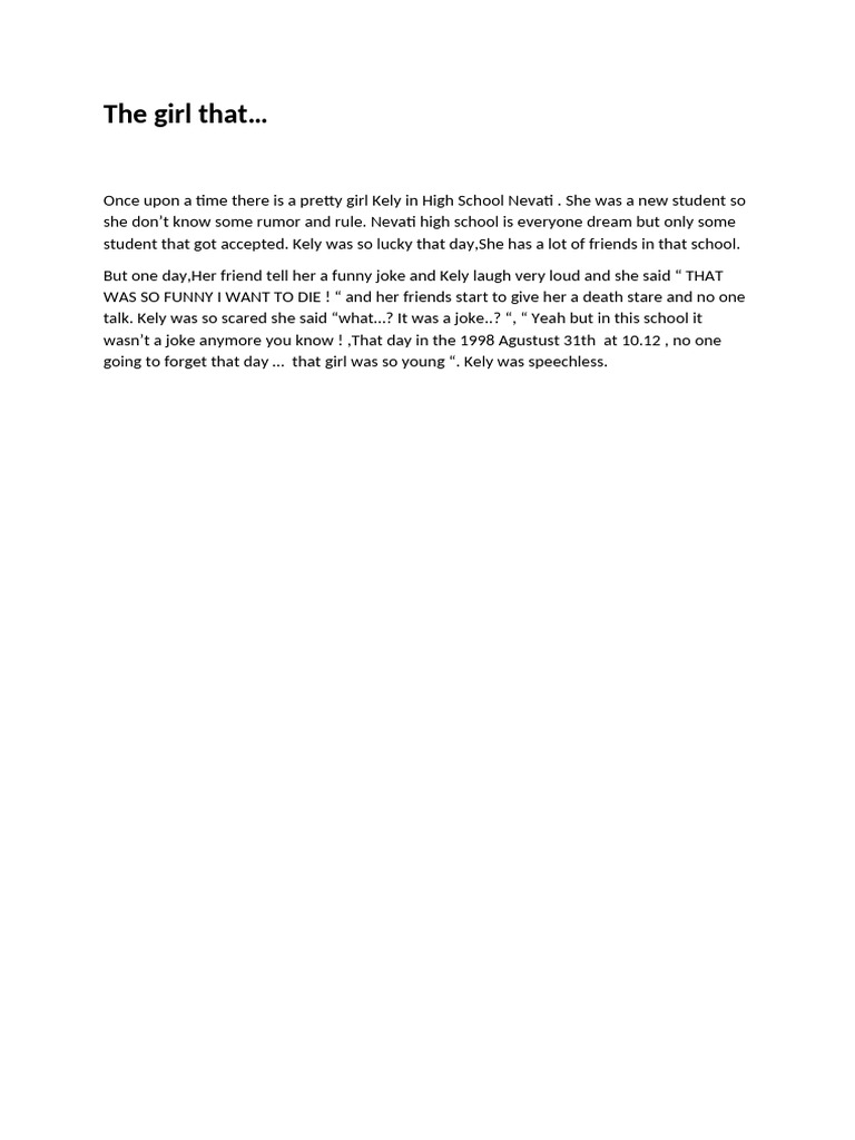 The Girl That... | PDF