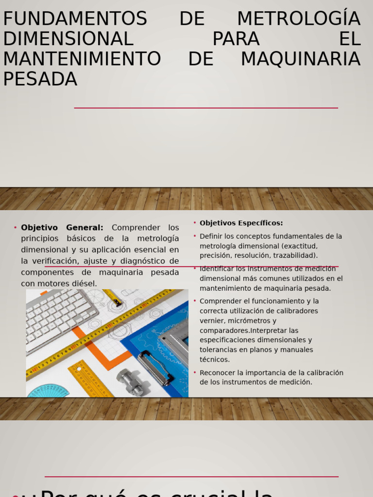 Fundamentos de Metrología Dimensional para El Mantenimiento de | PDF | Metrología | Medición
