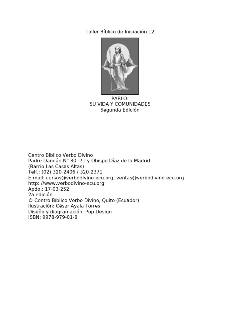 Vida y Comunidades de Pablo en la Biblia | PDF | Pablo el apóstol | Jesús