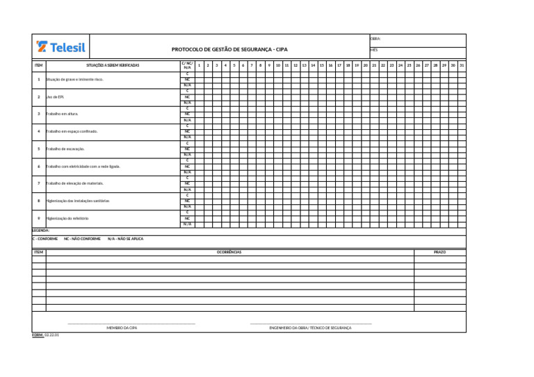 FORM. 02.22.01 - PGS DA CIPA | PDF