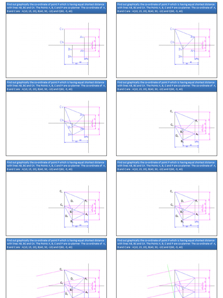 Projection of Plane Q08-09 | PDF