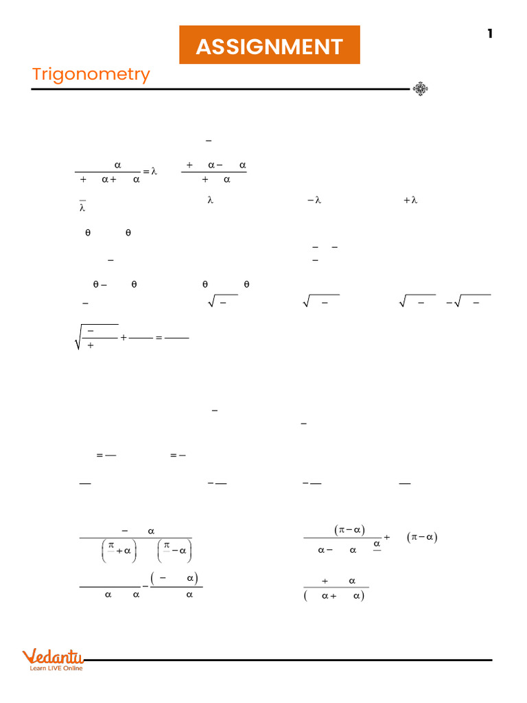 Level 7 Assignment 13(Trigonometry) Final | PDF | Elementary Geometry ...
