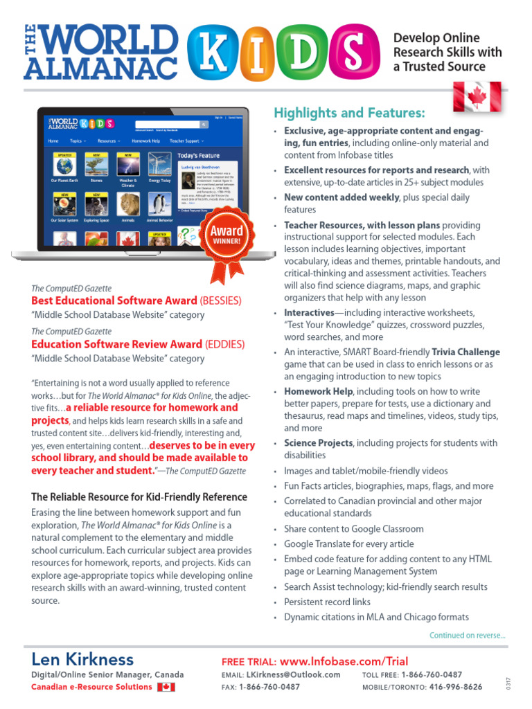 Infobase - World Almanac For Kids | PDF | Rock (Geology) | Geology