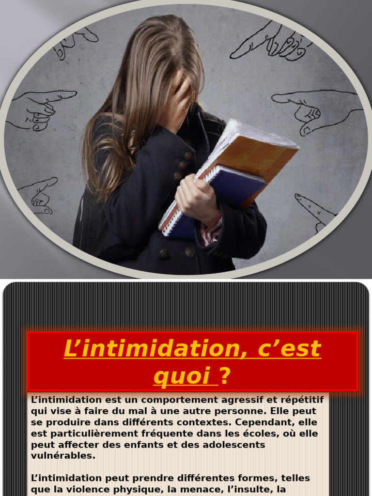 Comprendre l'intimidation scolaire | PDF