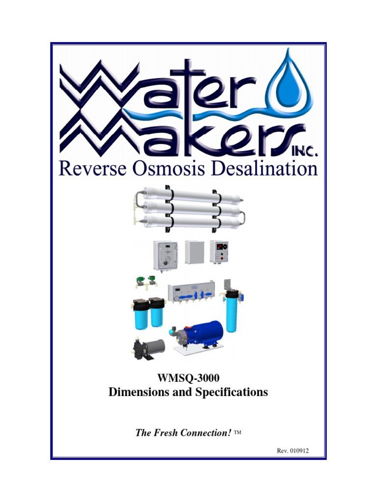 WMSQ-3000 Dimensions 010912 | PDF
