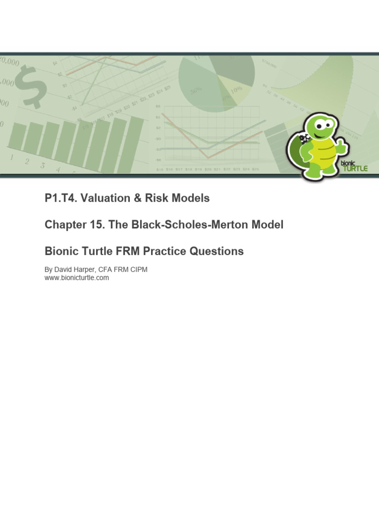 Practice Question Set The Black-Scholes-Merton Model | PDF | Black–Scholes Model | Option (Finance)