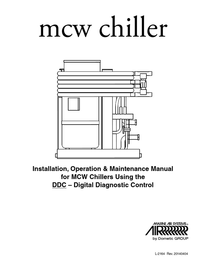 L 2164 MCW Chiller DDC Manual Web 15337 | PDF | Duct (Flow) | Thermostat