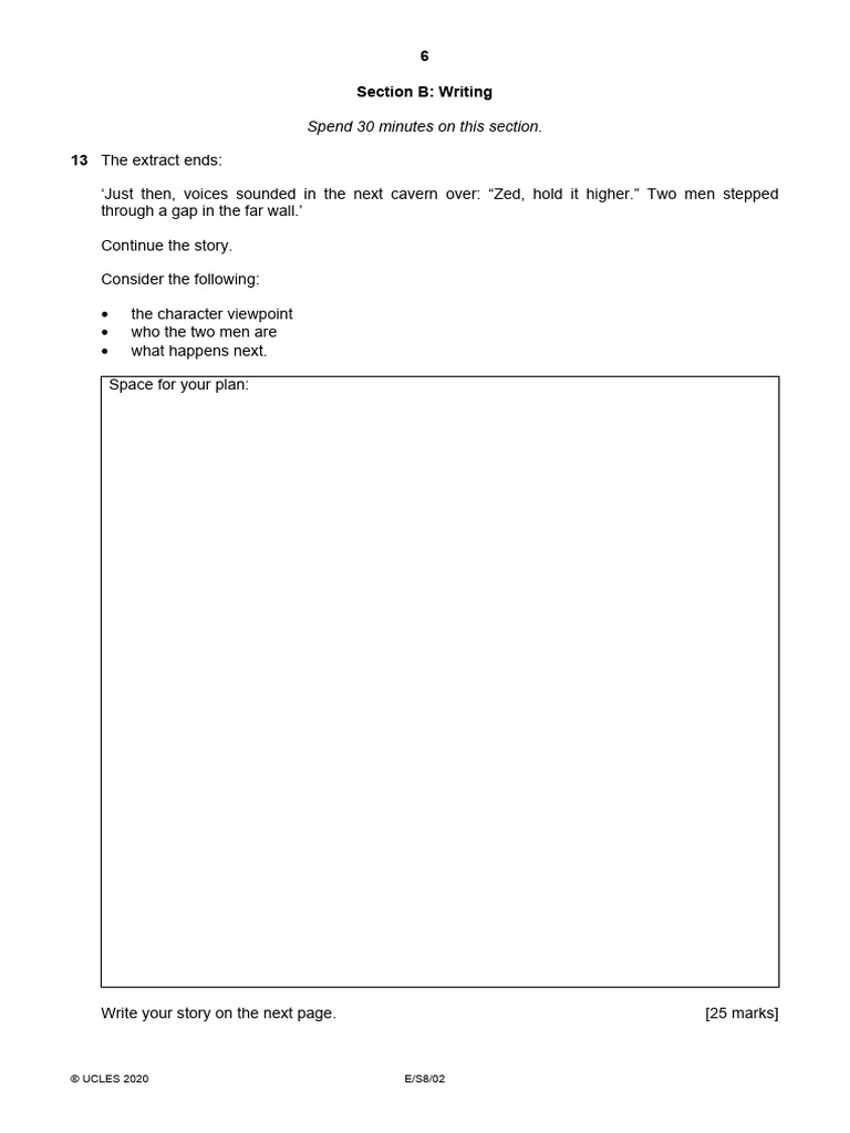 Continuing The Story Prompt | PDF