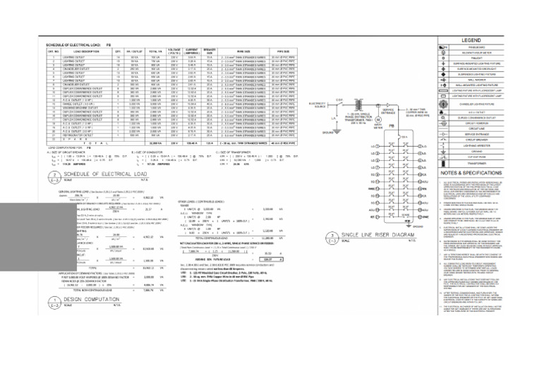 AR222 Sample Electrical Plan 3 PDF | PDF