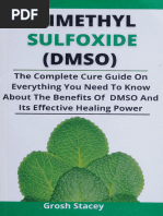 DMSO Health and Safety Information | PDF | Dimethyl Sulfoxide | Toxicity