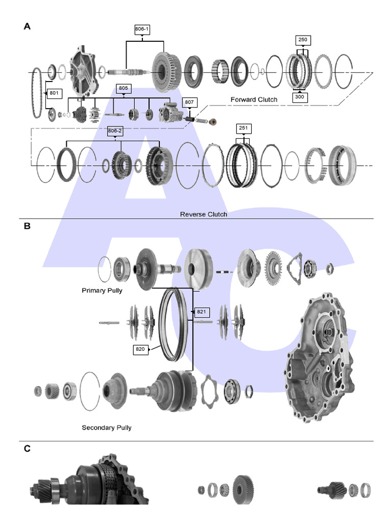 pdf816 - Print JF017E CVT Transmission Parts Catalogue - Automatic Choice | PDF | Vehicle ...
