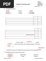 Grade 4 ICT Worksheet | PDF