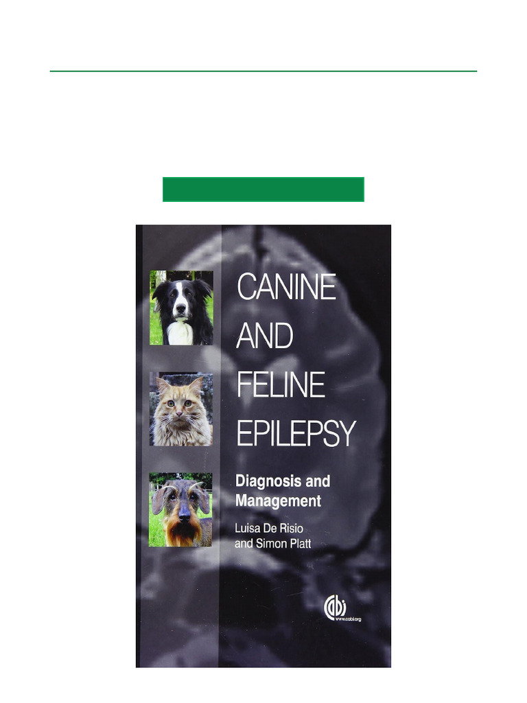 Canine and Feline Epilepsy Diagnosis and Management All-in-One Download ...