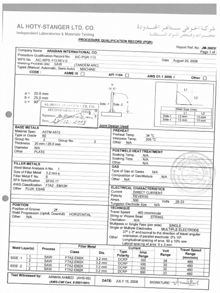 Aic PQR 113 | PDF