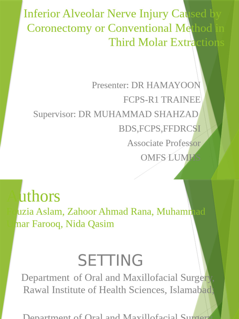 Hamayoon Presentation 2018 | PDF | Medical Specialties | Dentistry