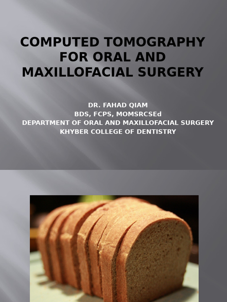 Maxillofacial CT Techniques and Applications | PDF | Ct Scan | Tomography