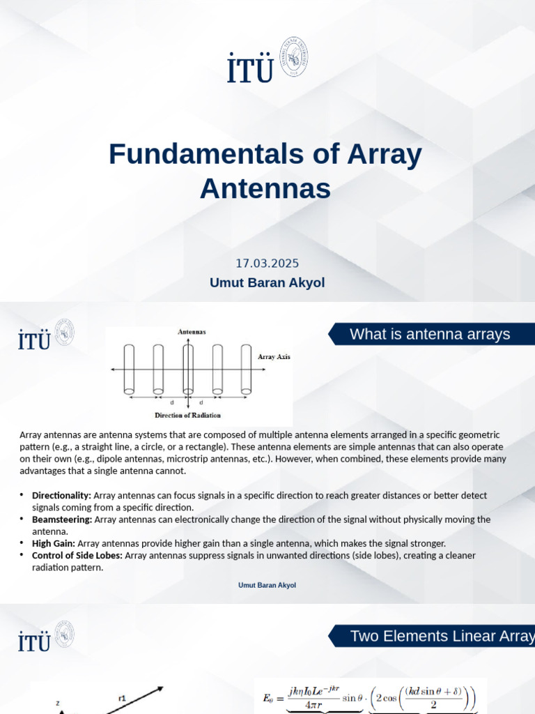 Week 4 Smart Antennas | PDF | Antenna (Radio) | Electromagnetic Spectrum