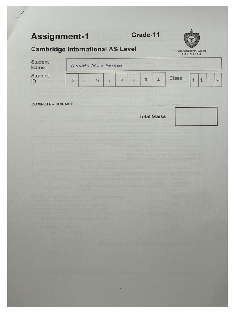 Holiday Assignment | PDF