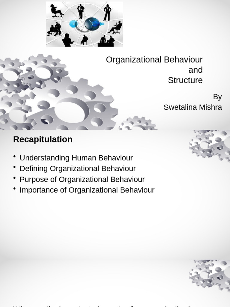 OB Module 1 Class 2 | PDF