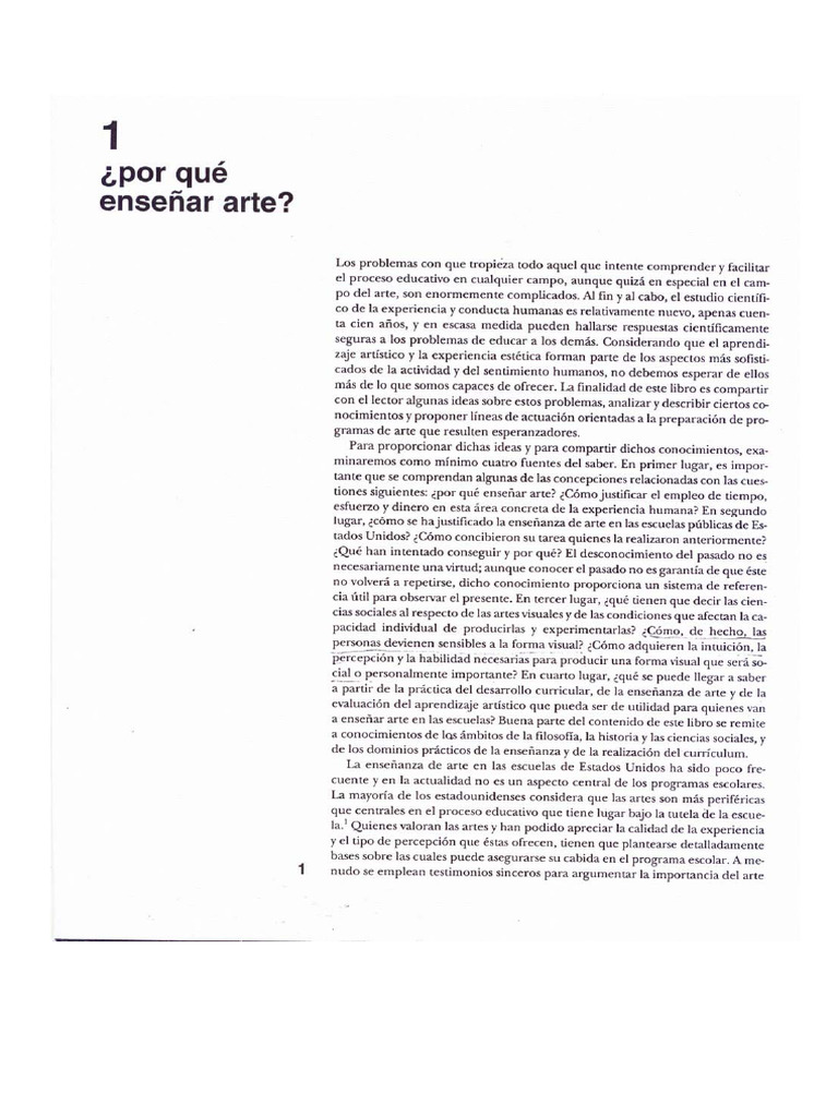 Eisner - Educar La Visión Artística (Capítulo 1) | PDF