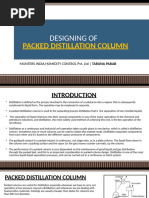 Packed Column Design Calculations | PDF | Continuum Mechanics | Applied ...