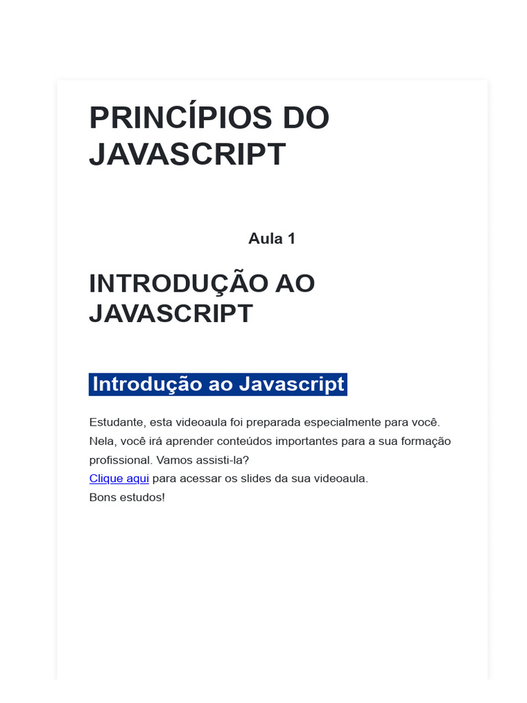 Livro Completo Desenvolvimento em Javascript | PDF | Modelo de Documento por Objetos (DOM ...
